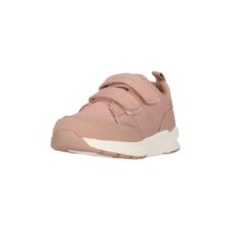 Klettschuh ZIGZAG "Aliana", Kinder, Gr. 22, pink, wei&szlig;, Kunstfaser, Rindsleder, Schuhe Klettschuh, mit atmungsaktiver Eigenschaft