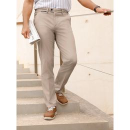 Webhose Marco Donati, Herren, Gr. 54, Normalgr&ouml;&szlig;en, sesam, 98% Baumwolle, 2% Elasthan, unifarben, Hosen