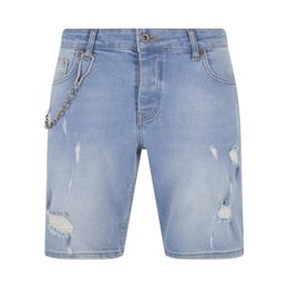 Shorts 2Y Premium "2Y Premium Herren 2Y Jeans Shorts", Herren, Gr. 30, Normalgr&ouml;&szlig;en, blau, 97% Baumwolle, 3% Elasthan, unifarben, normal, Hosen Shorts