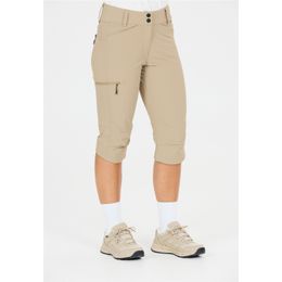 Outdoorhose WHISTLER "SHANNIE", Damen, Gr. 36, EURO-Gr&ouml;&szlig;en, natur, 94% Nylon, 6% Elasthan, unifarben, kurz, Hosen Outdoorhose, mit QUICK DRY Technologie