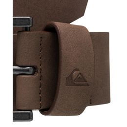 Synthetikg&uuml;rtel Quiksilver "Street", Herren, Gr. 118cm, braun (chocolate braun), Obermaterial: 100% Polyurethan;, G&uuml;rtel G&uuml;rtel