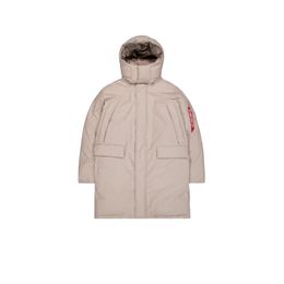 Parka Alpha Industries "Puffer Parka", Herren, Gr. L, beige (vintage sand), Obermaterial: 60% Baumwolle, 40% Nylon, Futter: 100% Nylon, F&uuml;llung: 100% Polyester, Jacken Parka