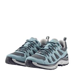 Wanderschuh Lowa "INNOX EVO II LO WS", Damen, Gr. 42,5, blau (rauchblau, blau), Synthetik, Textil, Schuhe Wanderschuh