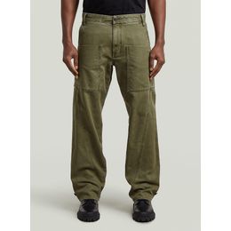 G-Star Raw Cargohose G-STAR "Fatigue Cargo Pants", Damen, Gr. 32, L&auml;nge 32, shadow olive gd, Obermaterial: 70% Baumwolle, 30% Baumwolle, Hosen Cargohose