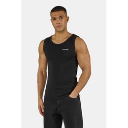 Muscleshirt Pegador "Logo Rib Undershirt", Herren, Gr. L, schwarz, Single Jersey, Obermaterial: 95% Baumwolle, 5% Elasthan, unifarben, regular fit normal, Rundhals, Shirts, Baumwollmischung, regular fit