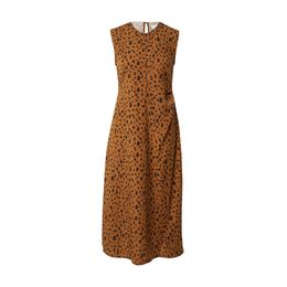 armedangels Kleid 'EMALANAA LEOPAA' Damen Gr&ouml;&szlig;e 36 camel / braun / schwarz Winterkleid