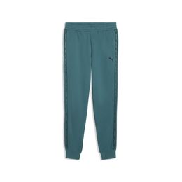Sporthose Puma "Essentials Tape Jogginghose Herren", Herren, Gr. XL, Normalgr&ouml;&szlig;en, emerald ice gr&uuml;n, Obermaterial: 68% Baumwolle, 32% Polyester. Rippe: 97% Baumwolle, 3% Elasthan. Tasche &ndash; Oben: 100% Baumwolle, regular fit, Hosen Sporthose