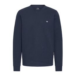 Longpullover Kronstadt "Sweater KSRichards", Herren, Gr. XL, blau (sky captain), Obermaterial: 60% Baumwolle CO. 40% Polyester PES., Pullover Longpullover