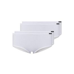 Slip Skiny "Slip 4er Pack", Damen, Gr. L, wei&szlig;, Obermaterial: 96% Baumwolle CO. 4% Elasthan EL., Unterhosen Slip