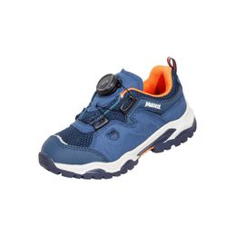 Wanderschuh Meindl "Tuvalu Junior (Boa)", Kinder, Gr. 28, blau (marineblau, orange), Obermaterial: 100% Textilmaterial TEXMAT., Schuhe Wanderschuh