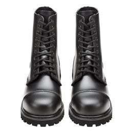 Stiefel Brandit "Brandit Herren 10 Eyes Phantom Boots", Herren, Gr. 41, schwarz, unifarben, Schuhe Stiefel