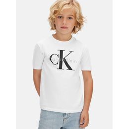 Calvin Klein Kids Shirt Jungen Gr&ouml;&szlig;e 116 wei&szlig;