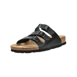 Pantolette Rohde "Rohde Pantoletten Leder", Damen, Gr. 41, schwarz, Leder, Schuhe Pantolette