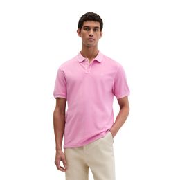 Marc O'Polo Poloshirt MARC O'POLO "aus Bio-Baumwolle", Damen, Gr. L, mellow rose, Obermaterial: 100% Baumwolle, unifarben, regular fit, Rippb&uuml;ndchen, Shirts