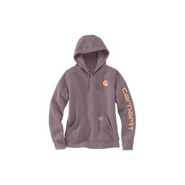 Hoodie Carhartt "Clarksburg", Damen, Gr. L, lila, Obermaterial: 55% Baumwolle CO. 45% Polyester PES., Sweatshirts Hoodie