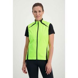Funktionsweste CMP, Damen, Gr. 38, gelb fluo, Obermaterial: 100% Polyester, Westen Funktionsweste, mit reflektierenden Details, sportlicher Stil
