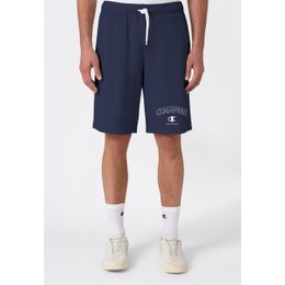 Shorts Champion "Graphic Terry Shorts", Herren, Gr. L, N-Gr, nny, Obermaterial: 55% Baumwolle, 45% Polyester, Hosen Shorts, mit Kordelverschluss, sportlicher Stil, bequeme Passform
