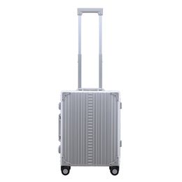 ALEON Traveler International 4-Rollen Kabinentrolley 55 cm Herren Gr&ouml;&szlig;e One Size silber
