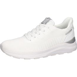 Waldl&auml;ufer Sneaker WALDL&Auml;UFER "H-CHARLIE", Herren, Gr. 4 (37), wei&szlig;, Synthetik, Textil, unifarben, Schuhe Sneaker, Schn&uuml;rschuh, Outdoorschuh in veganer Vearbeitung, H-Weite