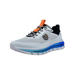 Sneaker Bugatti "Bugatti Sneaker Textil", Herren, Gr. 41, wei&szlig;, schwarz, Textil, Schuhe Sneaker