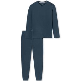 Schiesser Pyjama 'Modern Nightwear' Herren Gr&ouml;&szlig;e M blau