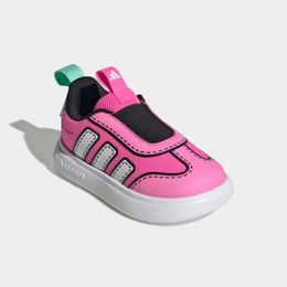 Slip-On Sneaker adidas Sportswear "BUBBLECOMFY KLEINKINDER", M&auml;dchen, Gr. 23, lucid pink, ftwr wei&szlig;, flash aqua, Synthetik, Textil, Schuhe, f&uuml;r Kinder