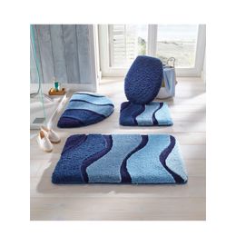 Badematte Hagemann Gr. 6, blau (mittelblau), (50cm x 80cm ), 1 Stk., Badematten, Badematte