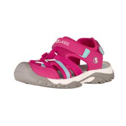 Sandale Trollkids "KIDS STAVANGER SANDAL XT", M&auml;dchen, Gr. 32, bright pink, schwarz mint, Synthetik, Schuhe Sandale