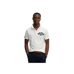 Poloshirt Superdry "Poloshirt Vintage Athletic Polo", Herren, Gr. XL, wei&szlig;, Obermaterial: 100% Baumwolle CO., Shirts