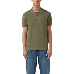 Polokragenpullover s.Oliver, Herren, Gr. M, khaki, Strick, Obermaterial: 100% Baumwolle, unifarben, regular fit normal, ohne Ausschnitt, Rippb&uuml;ndchen, Pullover, mit Rippb&uuml;ndchen