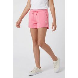 Sweatshorts Roxy "SURF FEELING TERRY SHORT", Jungen, Gr. 12 (146/152), N-Gr, plumeria, Obermaterial: 60% Baumwolle, 40% Polyester, Hosen Sweatshorts, f&uuml;r Kinder und Jugendliche, sportlicher Stil, weiches Material