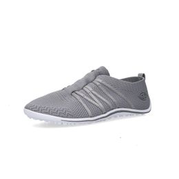 Damen Barfu&szlig;schuh, Dockers by Gerli, Gr. 36grau, Mesh, Schuhe, Schlupfschuh, Sneaker, Freizeitschuh mit ultraleichter Laufsohle