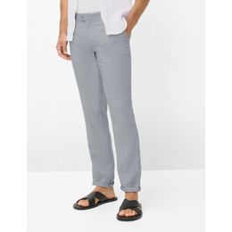 Chinohose Brax "Style FABIO", Herren, Gr. 40, L&auml;nge 36, hellgrau, Web, 100% Leinen, Hosen Chinohose