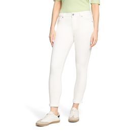 Slim-fit-Jeans Betty Barclay "Damen mit Waschung", Damen, Gr. 44, Normalgr&ouml;&szlig;en, rohwei&szlig;, Obermaterial: 56% Baumwolle, 30% Viskose, 12% Polyester, 2% Elasthan, Basic, slim fit, Jeans Slim-fit-Jeans
