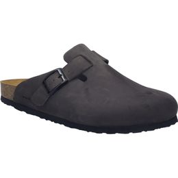 Clog Josef Seibel "Josef 04, titan", Herren, Gr. 43, grau (titan), Obermaterial: 100% Rindsleder Leather cow., Schuhe Clog