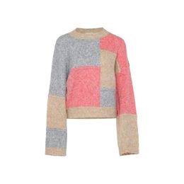Jalene Pullover Damen Gr&ouml;&szlig;e XS/S beigemeliert / graumeliert / melone