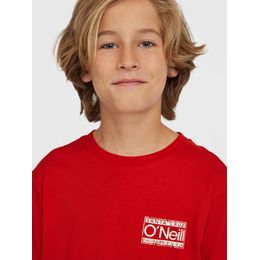 O`Neill O'neill T-Shirt 'Cali' Jungen Gr&ouml;&szlig;e 140 rot / wei&szlig;