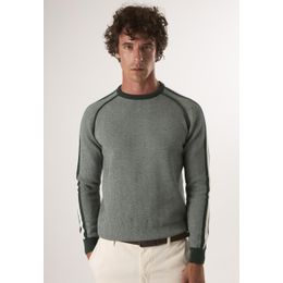 Rundhalspullover FELIX HARDY "Basic-Pullover mit Rundhalsausschnitt", Herren, Gr. XL, hell gr&uuml;n, 100% Baumwolle, Pullover Rundhalspullover