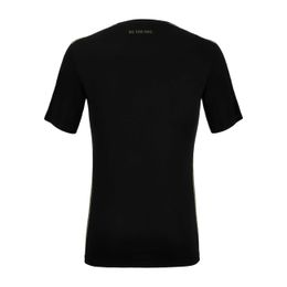 Fu&szlig;balltrikot Reusch "Active Shirt", Herren, Gr. L, schwarz (schwarz, gr&uuml;n), 100% Polyester, mehrfarbig, normal, Rundhals, Trikots Fu&szlig;balltrikot, mit k&uuml;hlender Technologie