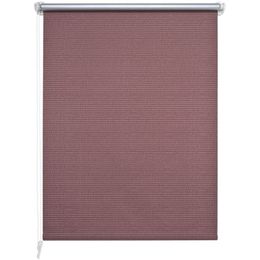 Seitenzugrollo Liedeco "Klemmfix-Thermo-Rollo Bambus Optik" Gr. 5, braun (braun, bambus), B:75cm H:150cm, Polyester, Rollos, Seitenzugrollo