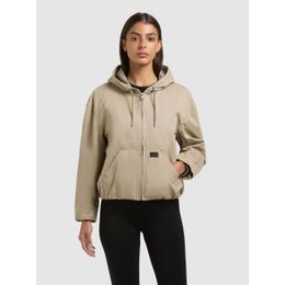 Blouson Khujo "JUDY", Damen, Gr. M, mint gr&uuml;n, Twill, 100% Baumwolle, unifarben, regular fit h&uuml;ftlang, eingesetzt Windstopperb&uuml;ndchen mit Windstopper, Jacken Blouson