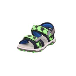 Superfit M&auml;dchen Sandale "MIKE 3.0 WMS: mittel", Gr. 35blau, hellgr&uuml;n, Textil, Schuhe, Klettschuh, in WMS: Weite mittel, Gr&ouml;&szlig;enschablone zum Download