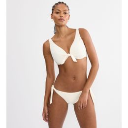 B&uuml;gel-Bikini-Top Triumph "Summer Dune W", Damen, Gr. 38, Cup C, beige, Microfaser, Obermaterial: 83% Polyamid, 17% Elasthan, Bikini-Oberteile, mit Wellenstruktur