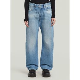 G-Star Raw Regular-fit-Jeans G-STAR "Bowey Barrel Jeans", Damen, Gr. 29, L&auml;nge 32, faded blau chrome, Obermaterial: 100% Baumwolle, Jeans