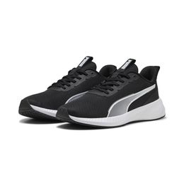 Trainingsschuh Puma "Flyer Lite 3 Laufschuhe Erwachsene", Damen, Gr. 36, schwarz-wei&szlig; (schwarz, wei&szlig;), Obermaterial: Textil, Synthetik. Futter: Textil. Innensohle: Textil. Laufsohle: Synthetik, Gummi, Schuhe
