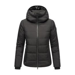 Steppjacke Marikoo "Radaa", Damen, Gr. L, schwarz, Obermaterial: 100% Polyester; Innenseite: 100% Polyester; Futter: 100% Polyester; Wattierung: 100% Polyester, Jacken Steppjacke, Mit Hohem und gef&uuml;ttertem Kragen