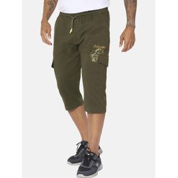 Jogginghose Jan Vanderstorm "Jogginghose BANDULF", Herren, Gr. 5XL, N-Gr, gr&uuml;n (oliv), Obermaterial: 100% Baumwolle CO., Hosen Jogginghose