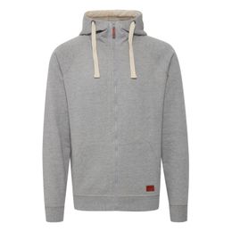 Kapuzensweatjacke Blend "Kapuzensweatjacke BHSpeedy", Herren, Gr. XXL, grau (zink mix), Obermaterial: 70% Baumwolle CO. 30% Polyester PES., Sweatjacken