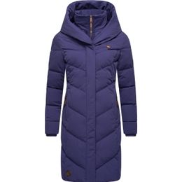 Steppmantel Ragwear "Natalka", Damen, Gr. XXXL(46), lila, Au&szlig;enmaterial: 100% Polyester. Innenfutter: 100% Polyester. Wattierung: 100% Polyester, tailliert ca. Mitte Oberschenkel, &Auml;rmel ohne &Auml;rmelschlitz Strickb&uuml;ndchen, M&auml;ntel Steppmantel, stylischer, gesteppter Winterparka mit gef&uuml;tterter Kapuze