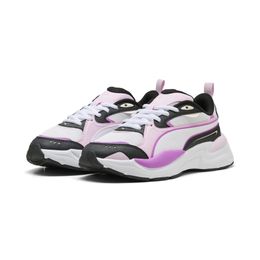 Sneaker Puma "X-Ray 4 Sneakers Erwachsene", Herren, Gr. 42.5, wei&szlig; electric orchid pearl pink schwarz, Obermaterial: Synthetik, Textil. Futter: Textil. Innensohle: Textil. Laufsohle: Gummi, Schuhe Sneaker
